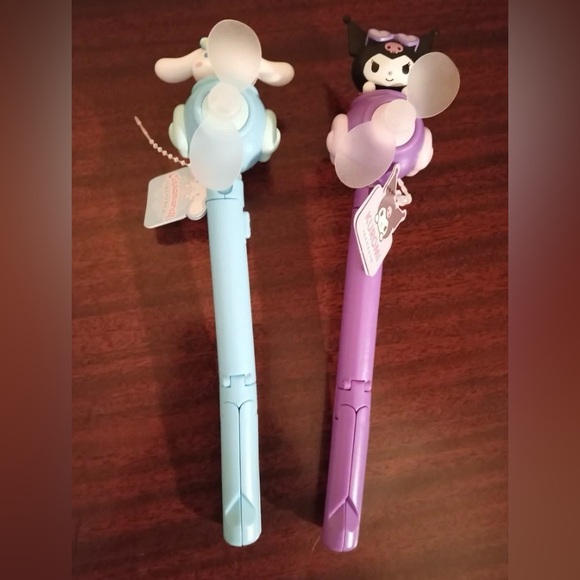 Sanrio | Art | Kuromi Cinnamoroll Hand Fans Fugurines | Poshmark